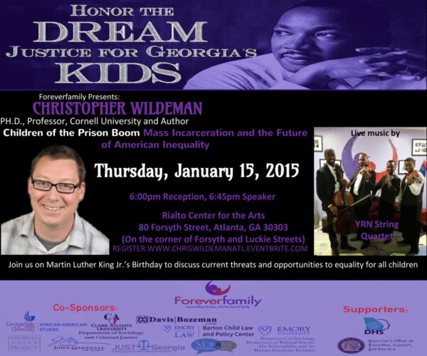 Christopher Wildeman – Children of the Prison Boom Mass Incarceration ...